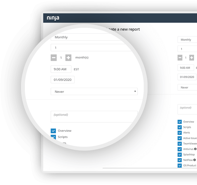 Reporting dell'infrastruttura IT