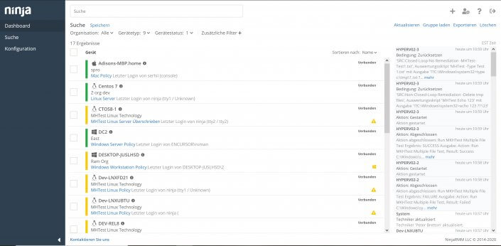 NinjaRMM - RMM Funktionen für moderne MSP's und IT-Departments - NinjaOne