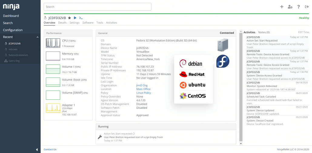 Linux Monitoring and Management | NinjaOne