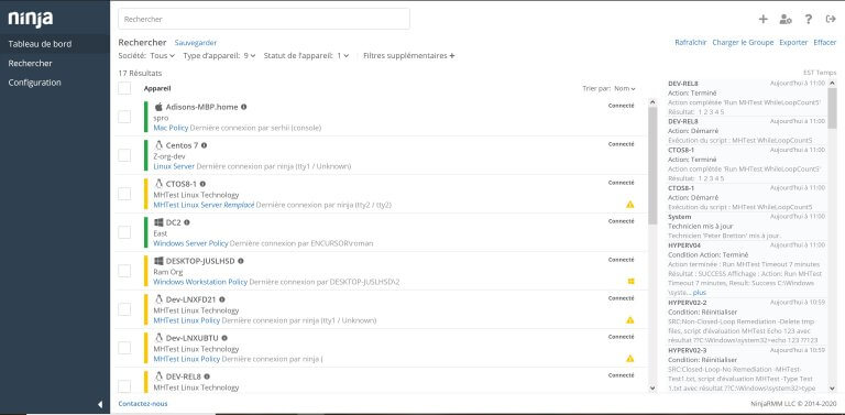NinjaRMM - Logiciel de surveillance et de gestion à distance - NinjaOne