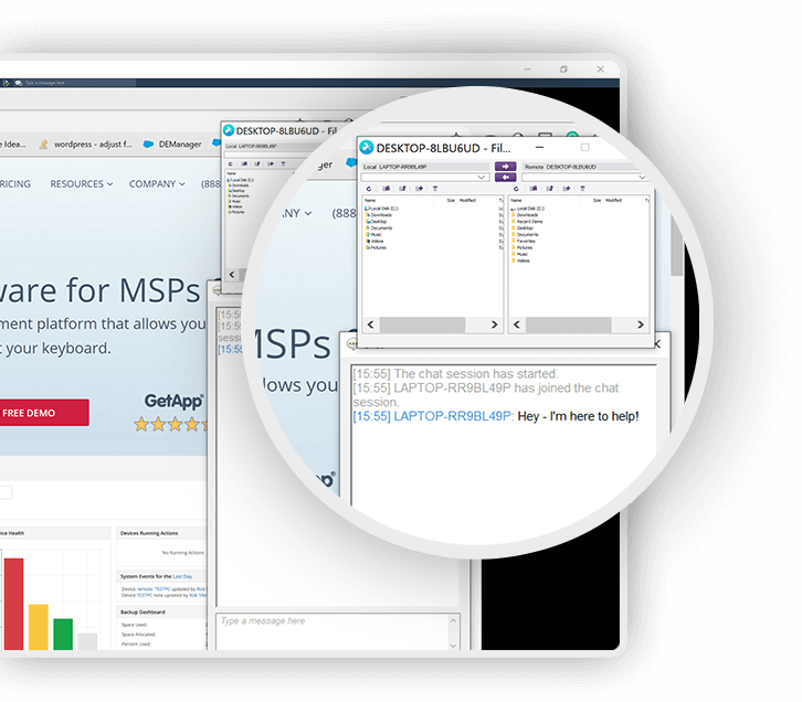 Software desktop remoto rapido e sicuro - NinjaOne