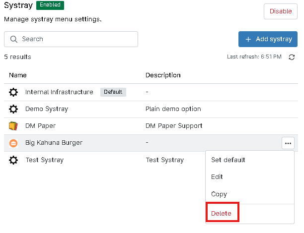 SysTray Setup | NinjaOne