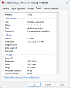 How to Add, Change, and Remove File Property Details in Windows | NinjaOne