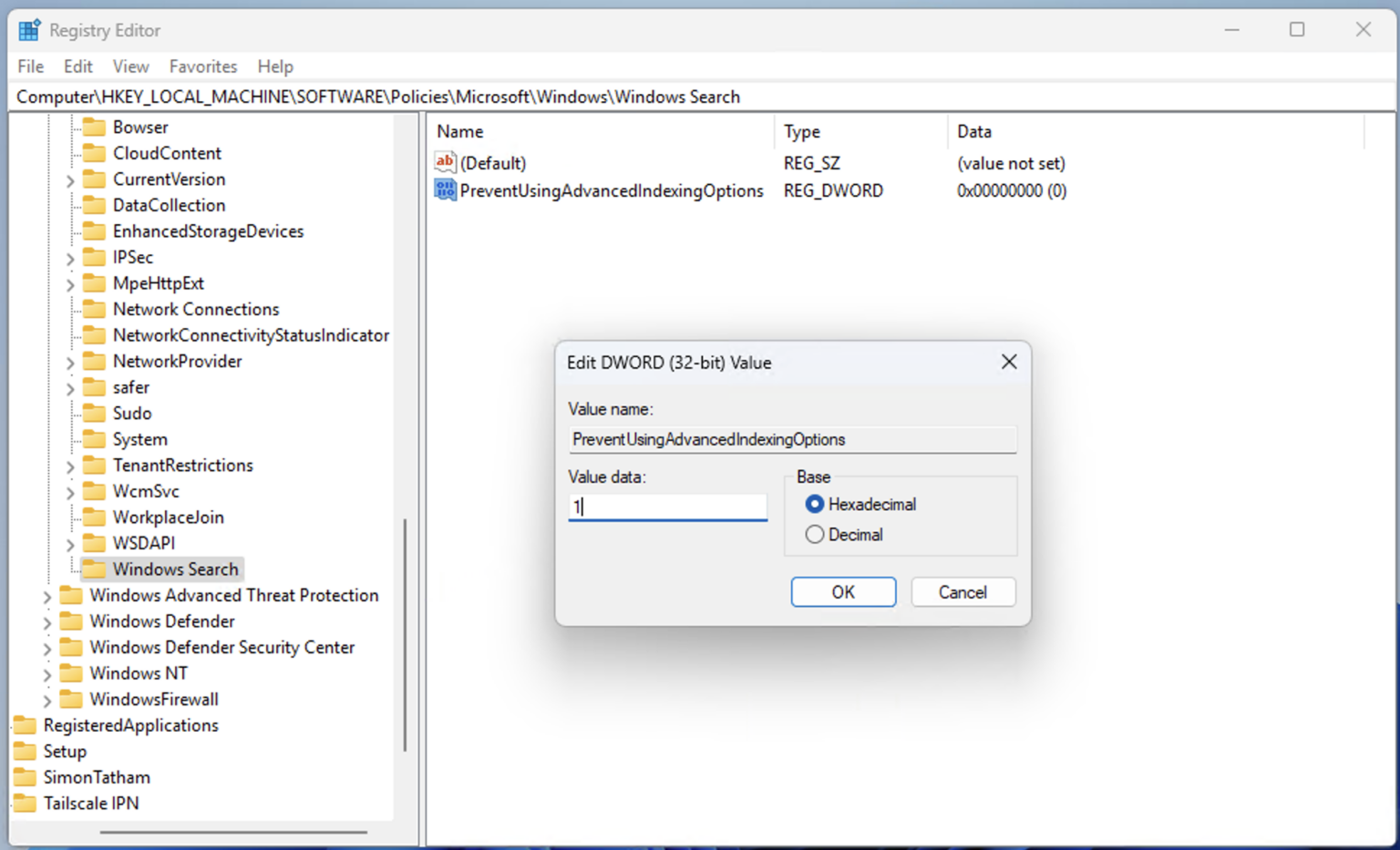 Configure Advanced Indexing Options in Windows 10/11 | NinjaOne