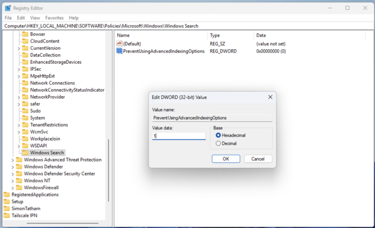 Configure Advanced Indexing Options in Windows 10/11 | NinjaOne