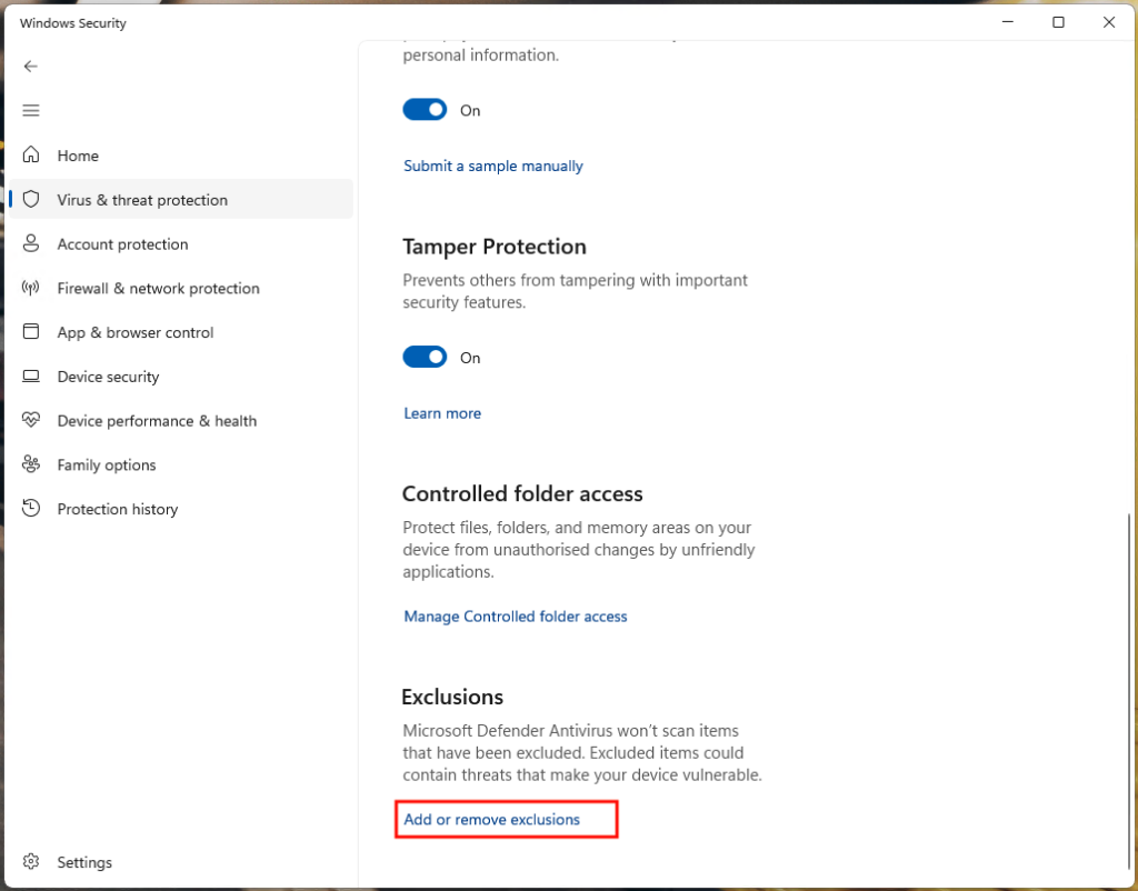 Remove Exclusions from Microsoft Defender Antivirus in Windows 10/11 ...