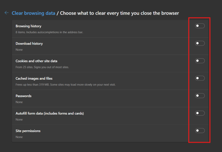 How to Disable Clear Browsing Data When Microsoft Edge Closes | NinjaOne