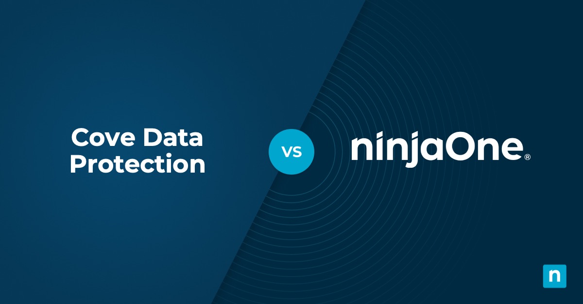 NinjaOne vs Cove Data Protection | Compare Top Solutions