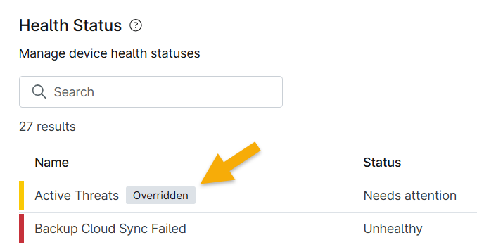 Customize Device Health Statuses - NinjaOne