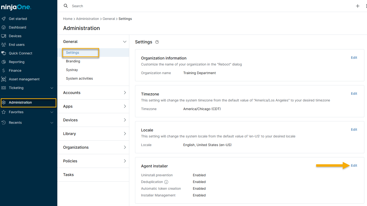 NinjaOne Quick Deployment Guide