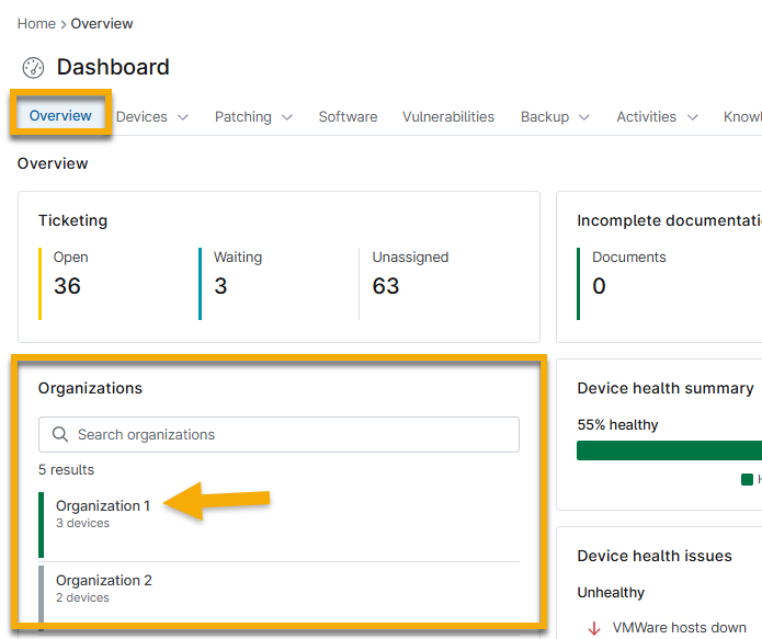 NinjaOne Dashboards: Resource Catalog - NinjaOne
