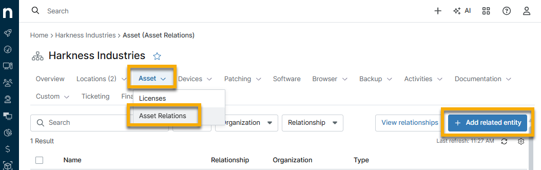 NinjaOne IT Asset Management (ITAM) : gérer les relations entre les ...
