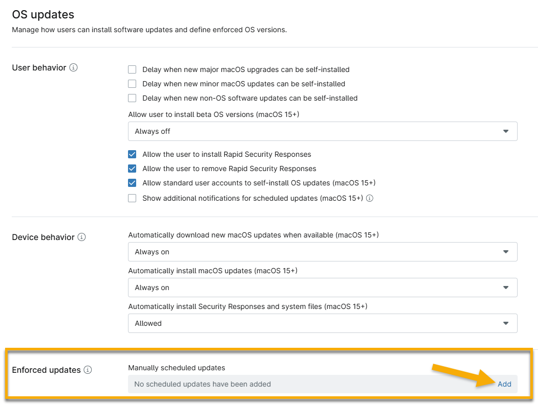 NinjaOne MDM: OS Updates for macOS - NinjaOne
