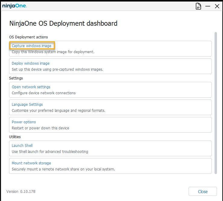 Deploying Windows Images with the OS Deployment Tool - NinjaOne