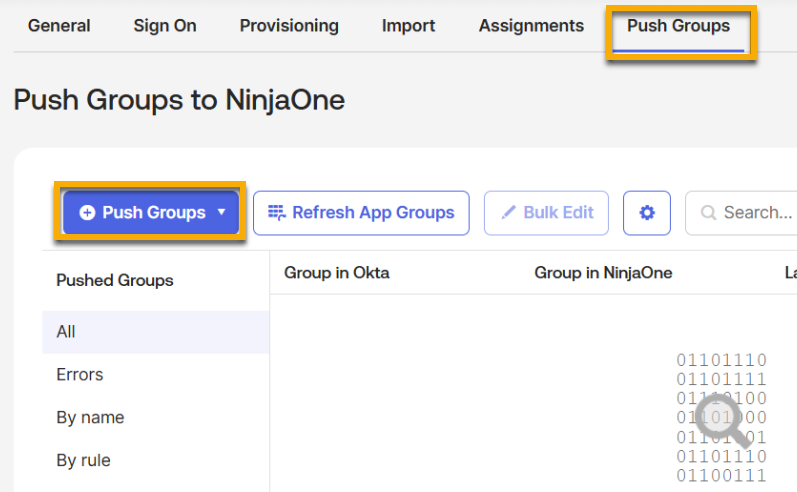 Configurazione di NinjaOne SCIM con l'app SAML 2.0 personalizzata Okta ...